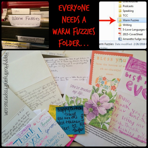 Everyone Needs a Warm Fuzzies Folder… - Happy, Healthy & Prosperous